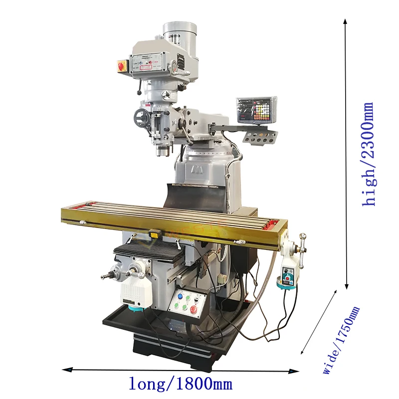 Vertical Turret Milling Machine M3 M4 M5 Which Equals To 4h 5h ...