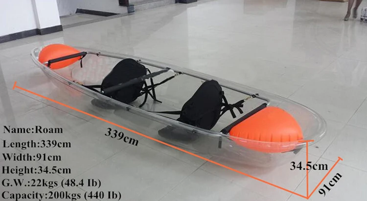 Transparent Kayaks - Enjoy Clearviews on Lakes & Rivers