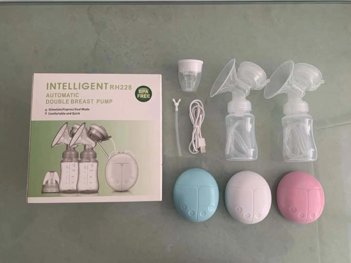Factory Direct Sale Electric Breast Pump Bottle Milk Extractor Double ...