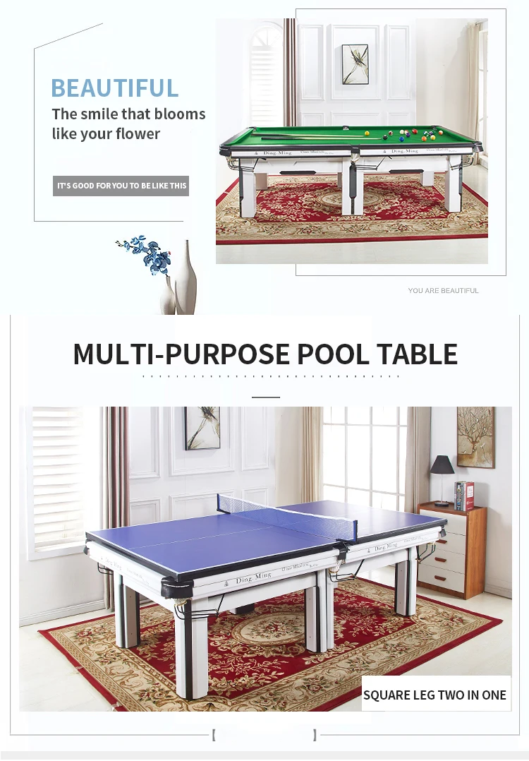 Modern European Style Outdoor Table Billiard Pool Table With Ball ...