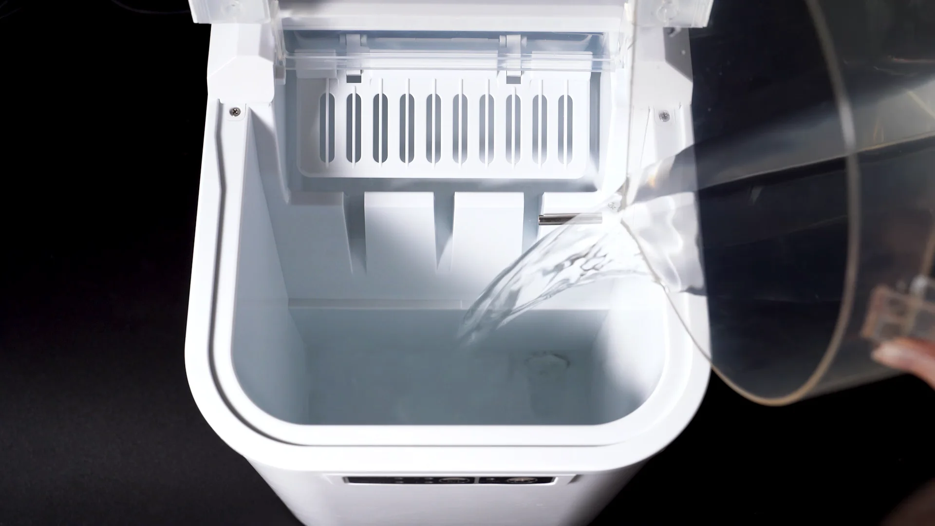 New Stainless Steel Soft Ice Cube Maker Machine Automatic Electric Ice ...