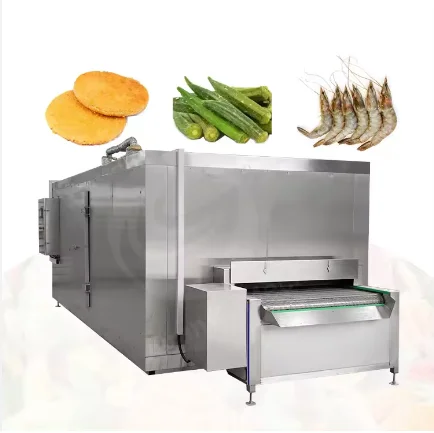 quick freezing tunnel small frozen food individual blast instant ...