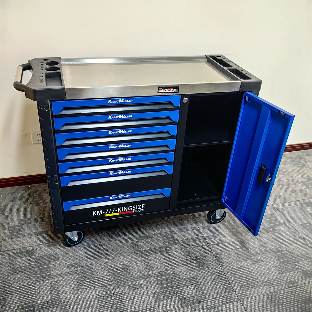 PHIXWELL Tool Storage Cabinet - 7 Drawers with Casters