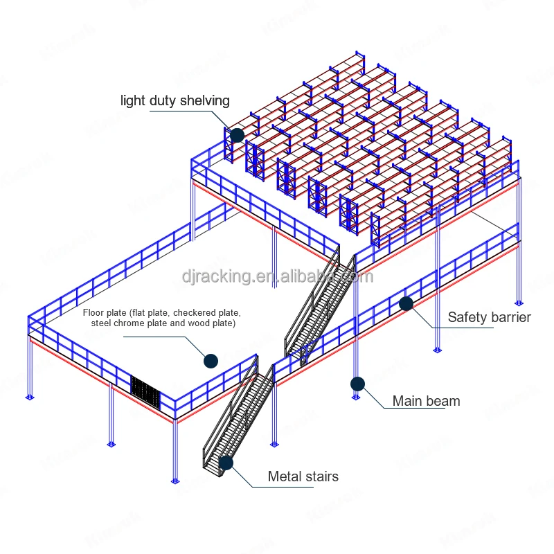 DONGJIAN Steel Structure Platform - Heavy Duty & Customizable