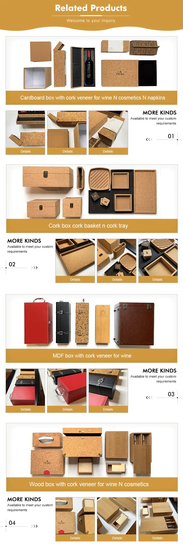 Cork Box For Makeup,Cork Container - Buy Cork Container,Cork Box ...