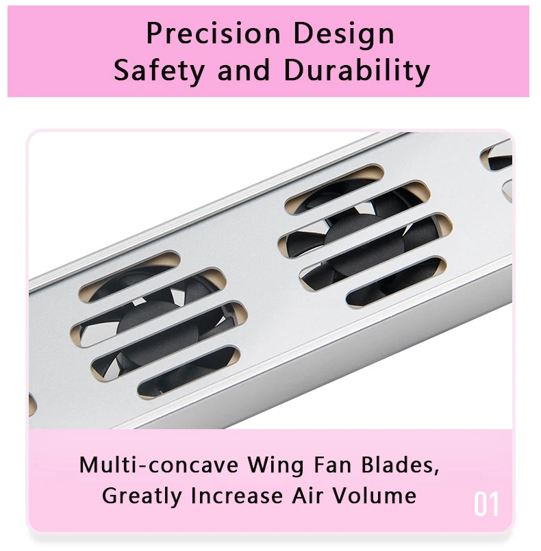 Wholesale Leafless Air Blower Free Hands Eyelash Extension Fan Dryer ...