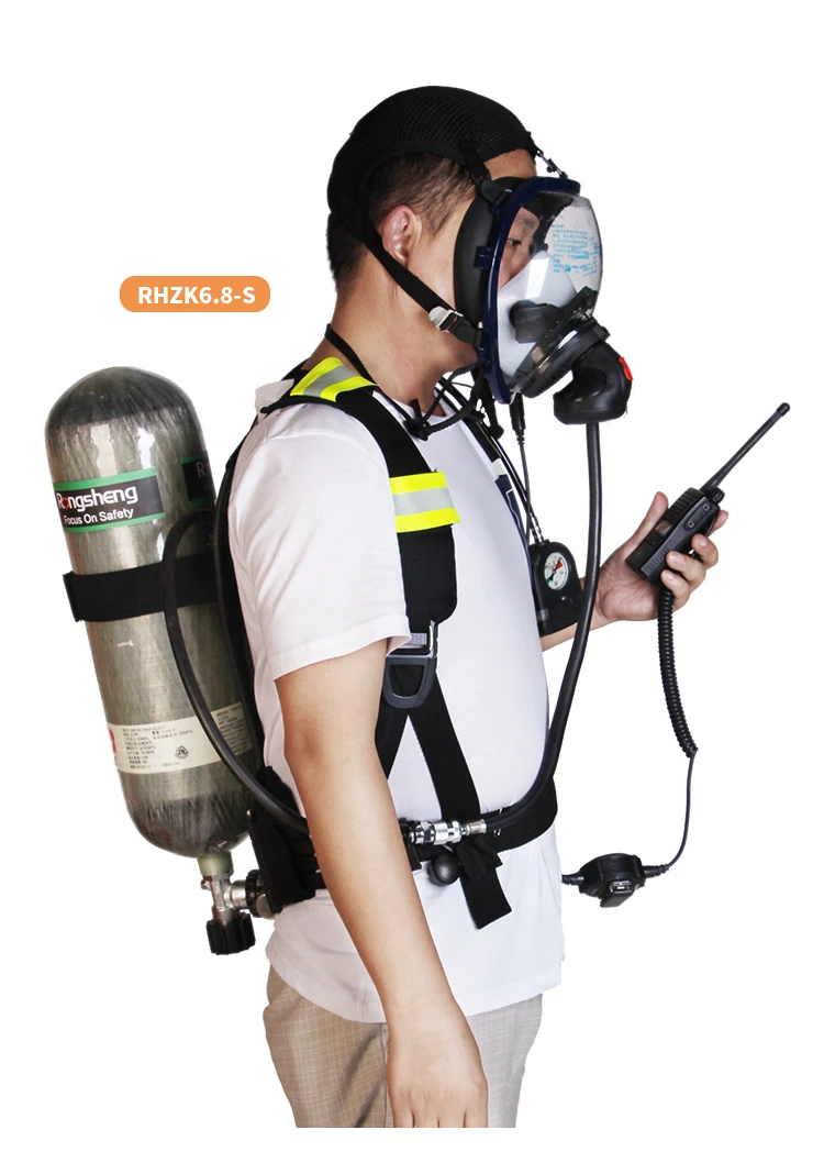 55-60mins 6L Positive Pressure Air Respirator for Firefighters