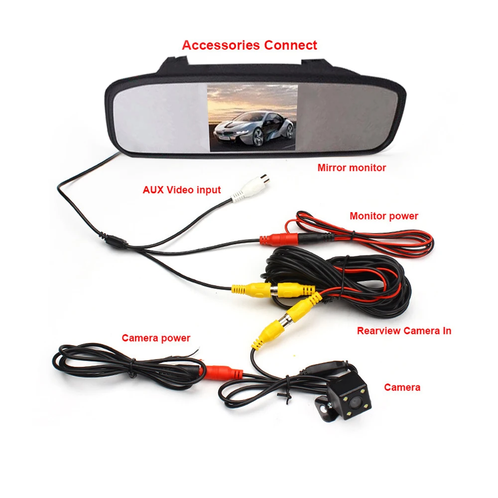 Universal Automotive Parking Sensor Reverse Camera for Autos with ...