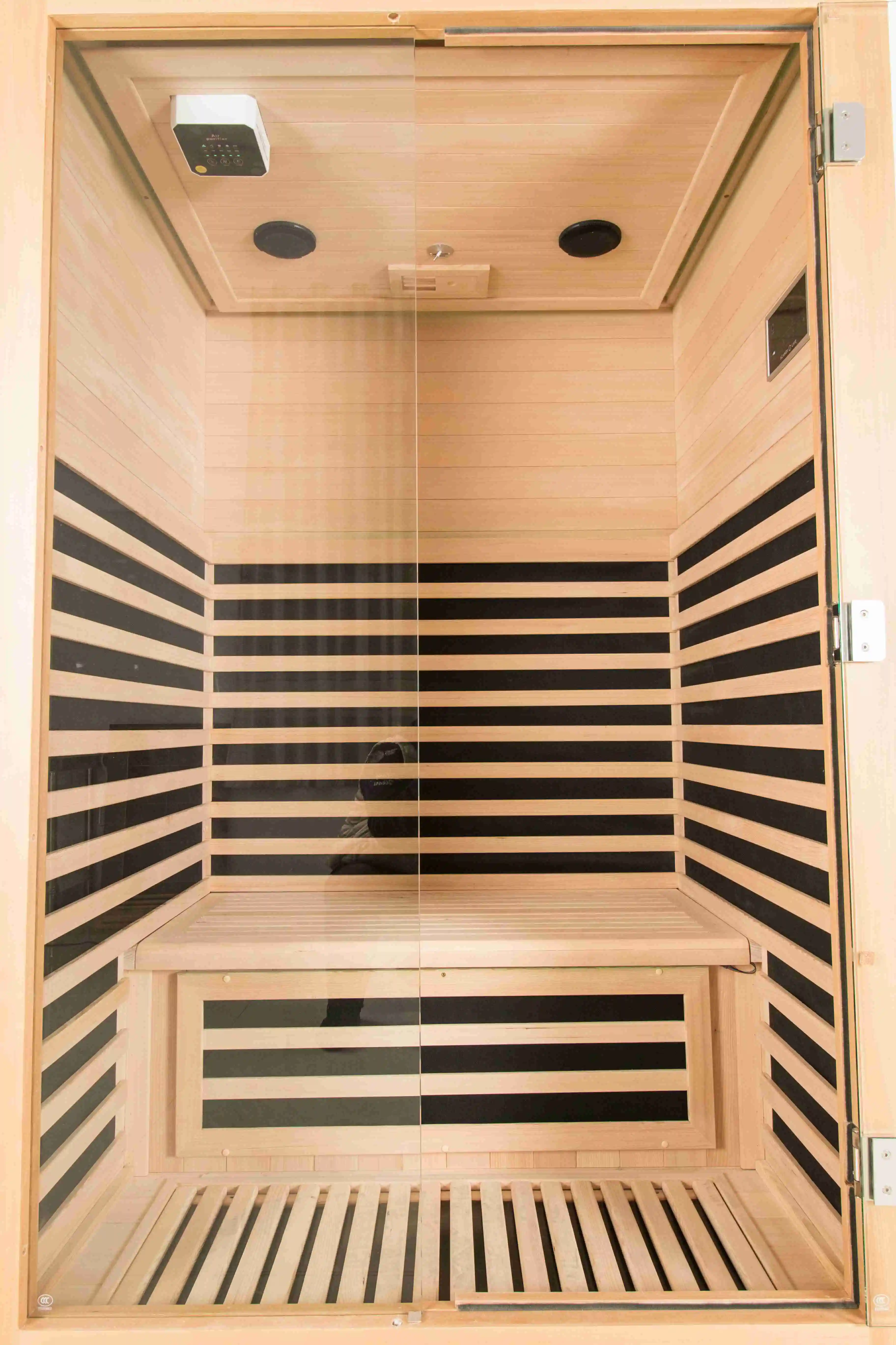 2 Person Sauna Hemlock Carbon Corner Infrared Sauna Room For Sale - Buy ...