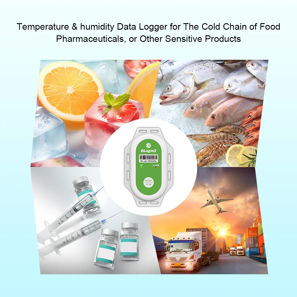 Golden Supplier BLE Temperature Datalogger Reusable Portable Data ...