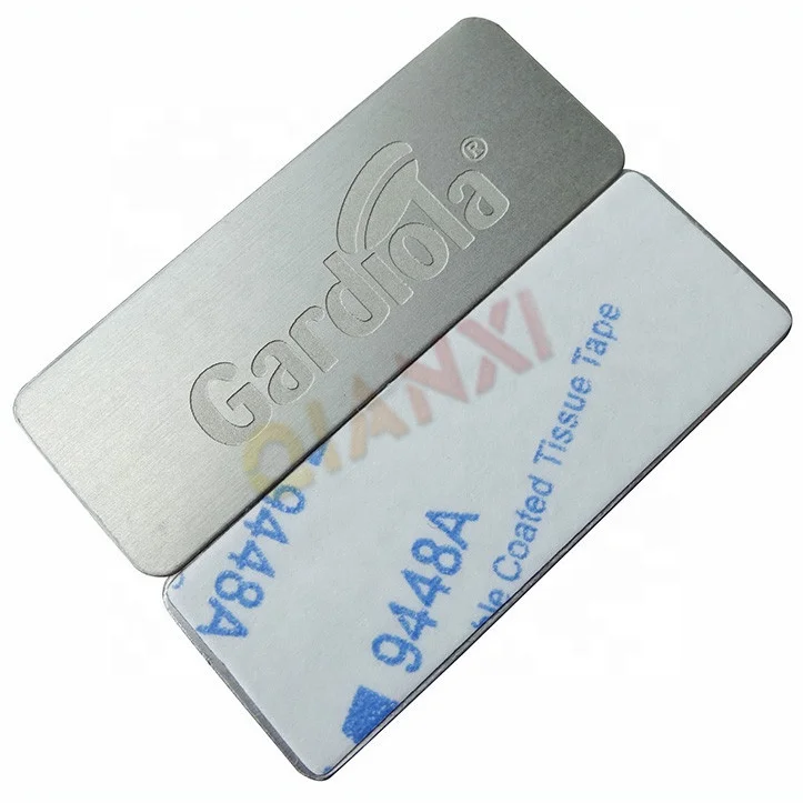 Blank Metal Id Name Plate Label Aluminium Sign Badge Stainless Steel ...