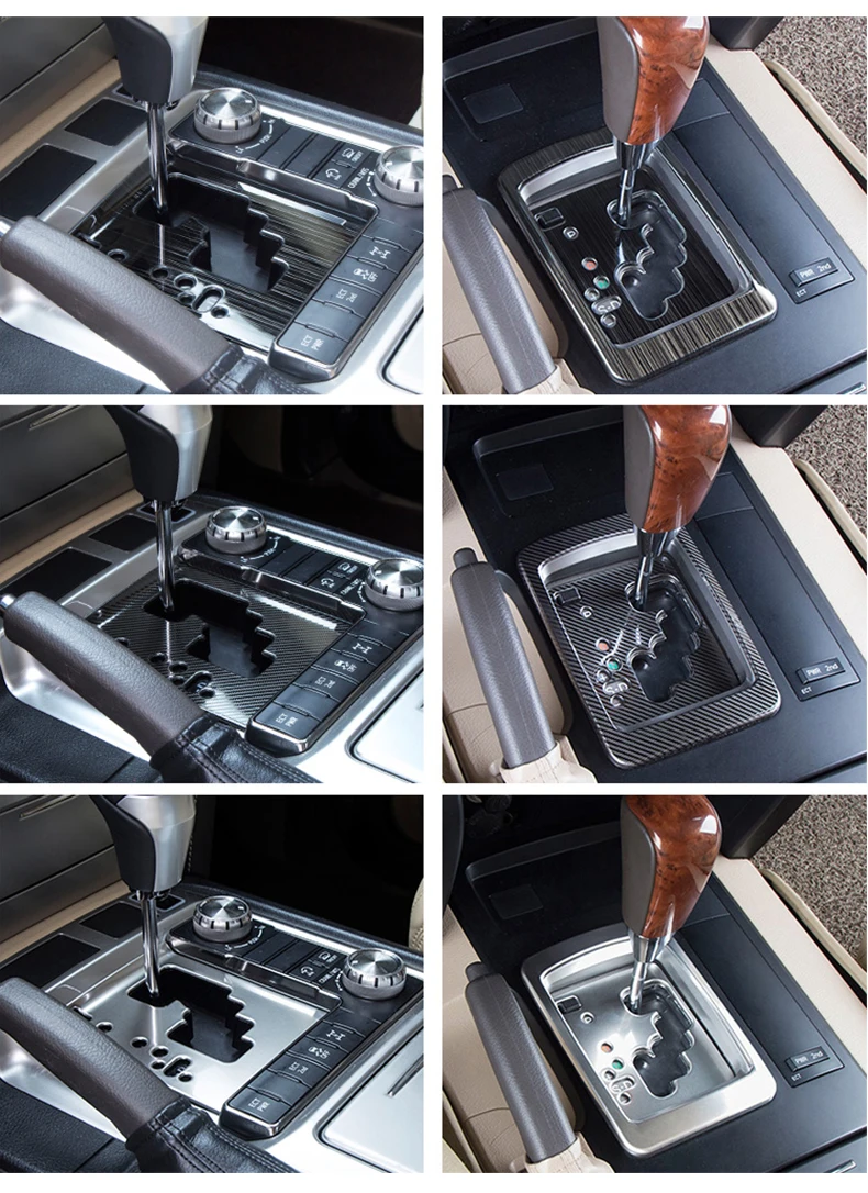 Stainless Steel Shift Console for Toyota Land Cruiser 200