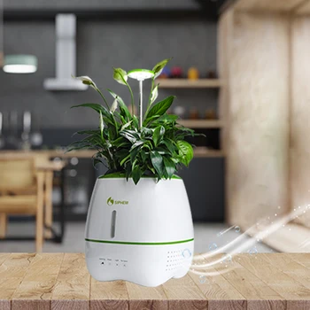 Creative Mini Smart Garden Planter For Plants Indoor Air Purifier Smart ...