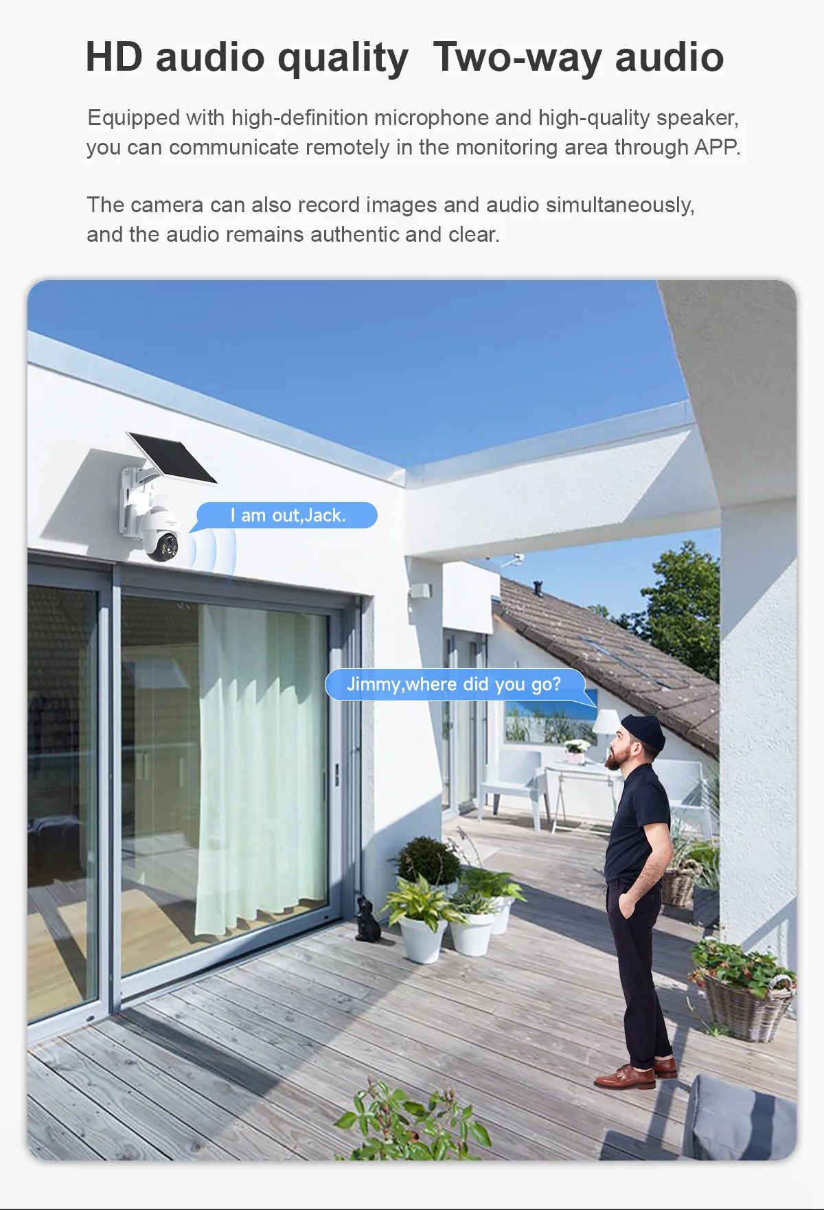 Xiaovv Solar CCTV Camera - 4G Sim Card PTZ 3MP Motion Detection