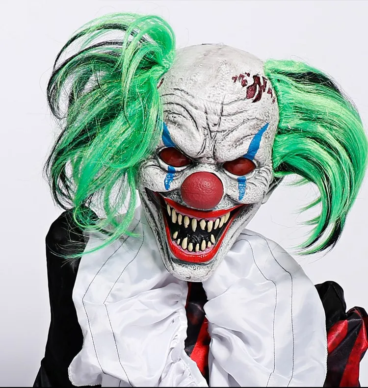 Halloween Animatronics - Spooky Squatting Rocking Clown