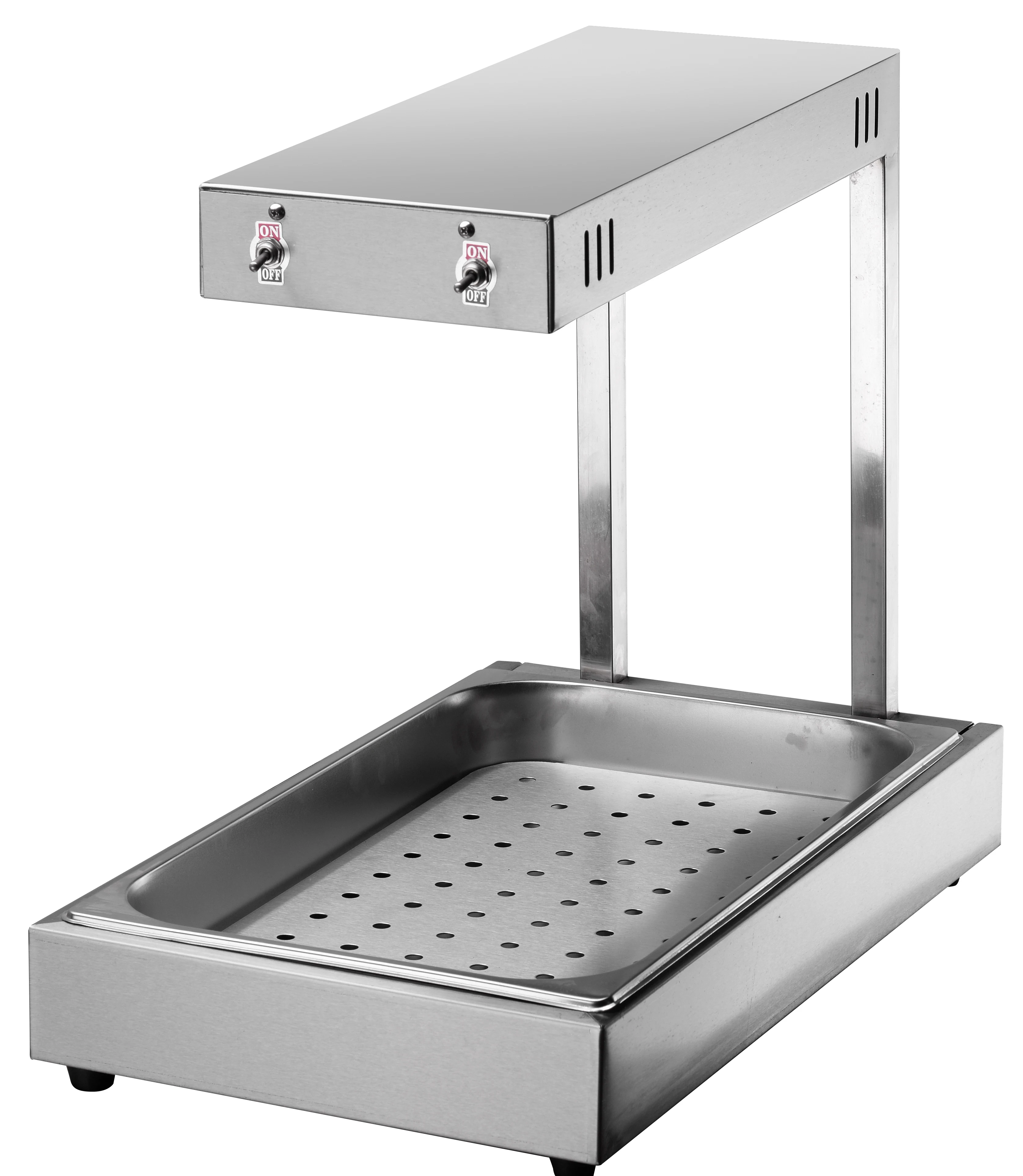 Commercial Stainless Steel Fries Insulation Trough French Fries Warmer ...