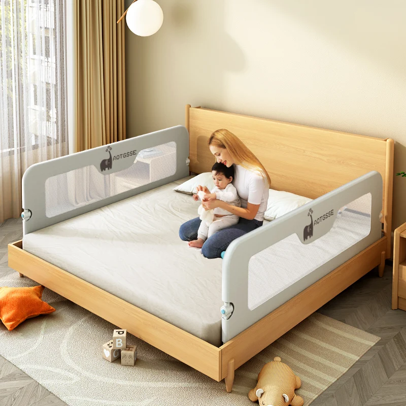 Oem Baby Bed Rail Guard Oxford And Aluminum Secure Safe Sleeping Fast ...