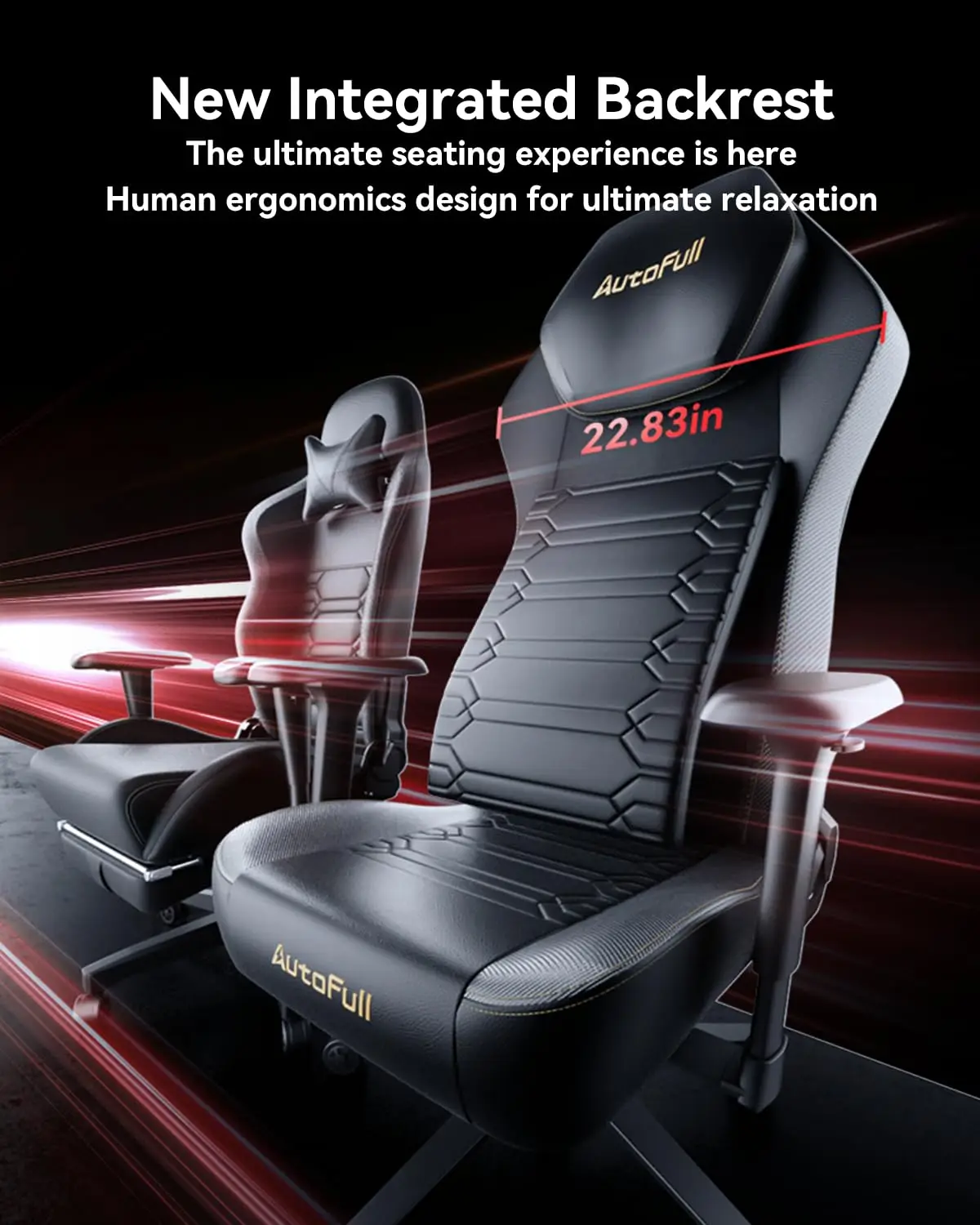 Autofull M5 Gaming Chair - Massage, Ventilation & Support