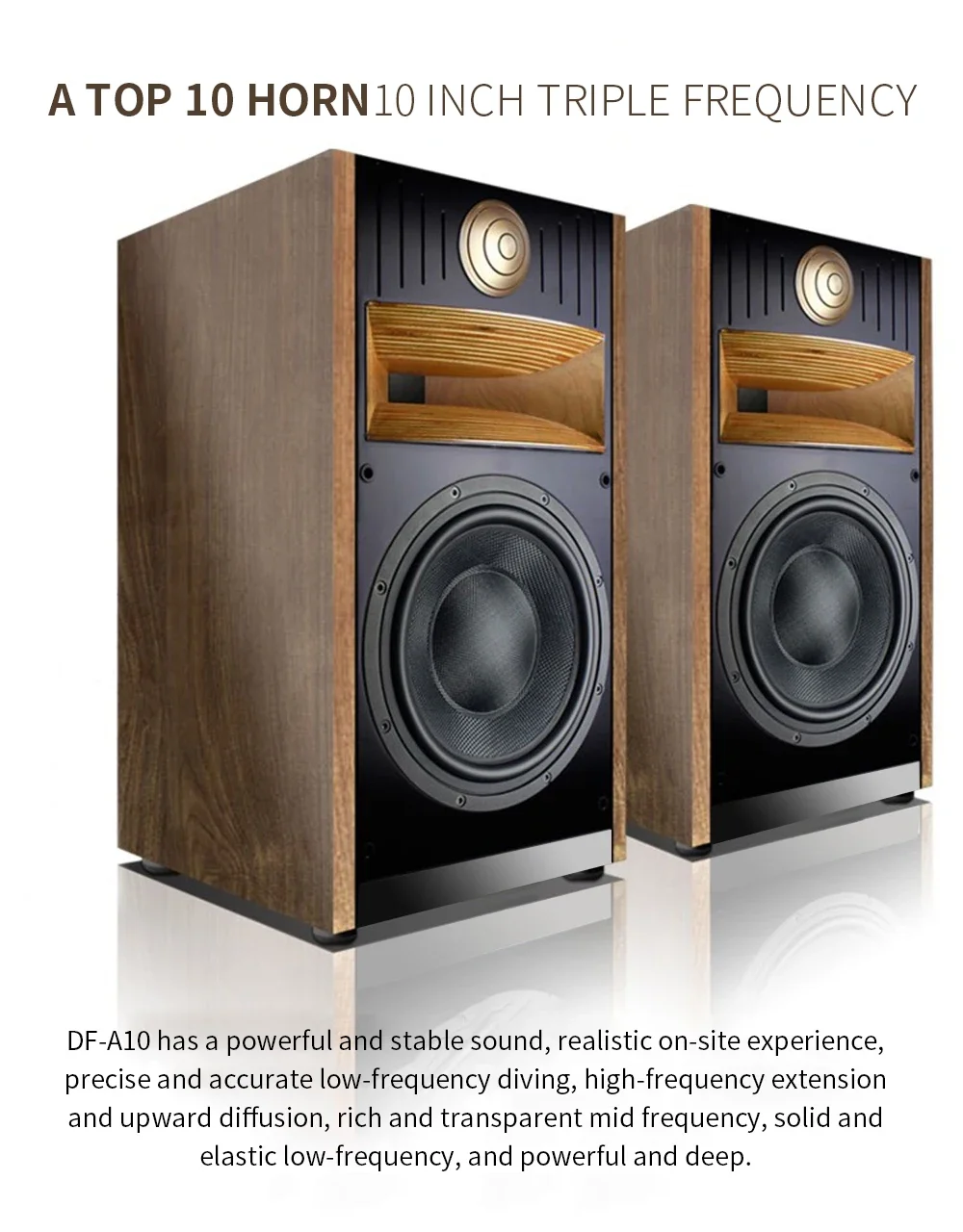 DF-A10 HIFI Speaker - Premium Bookshelf Speaker for Home