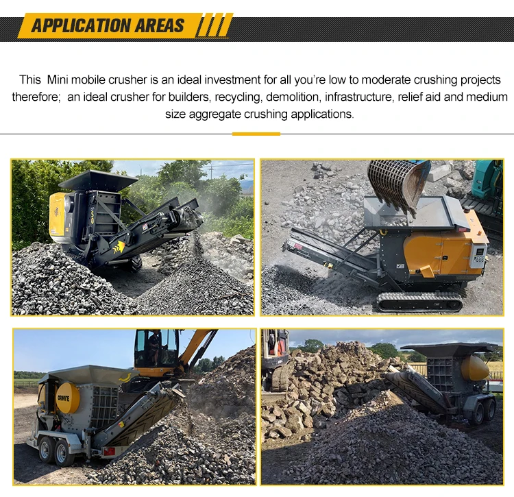 Mini Mobile Jaw Crusher - 50t/h Diesel Powered Plant