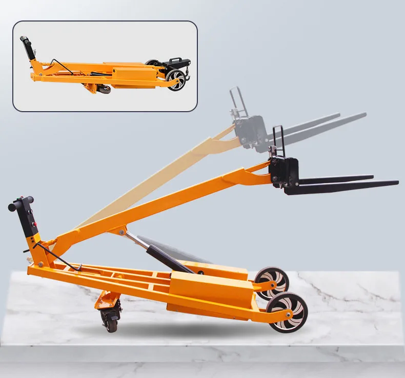 Small Simple Portable Electric Forklift Truck - Liediao