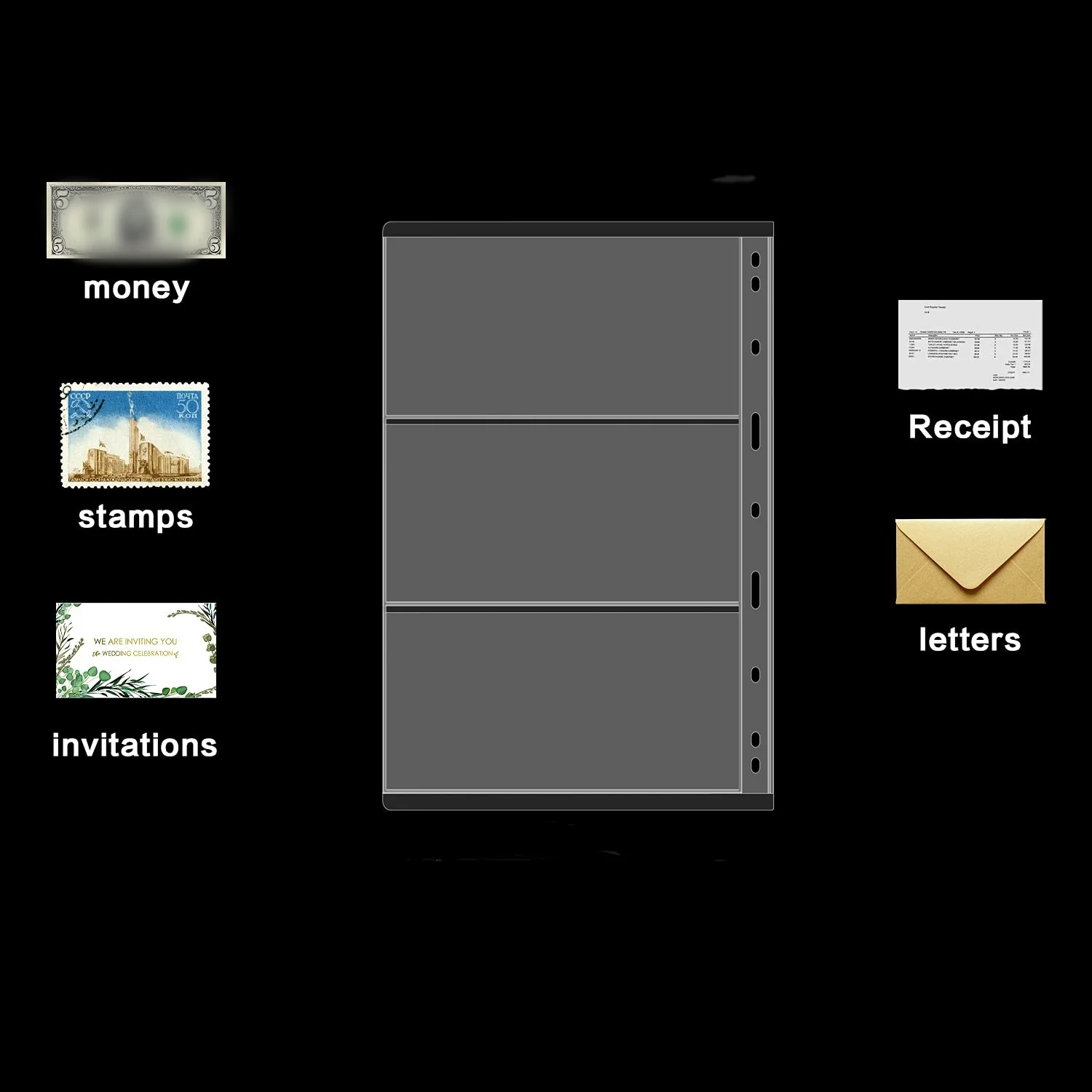 Acid Free PVC Dollar Bill Holders - Perfect for Collectibles