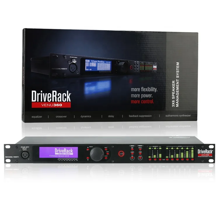 High Quality Venu360 Pro Audio Driver Rack Professional Audio Processor 3 In 6 Out - Buy Venu360 ...