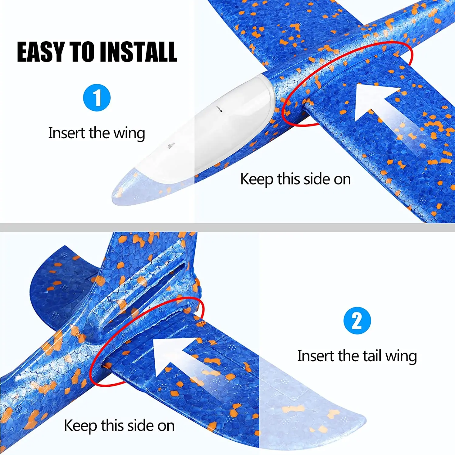 Hand Throwing Plane with Light - Fun Outdoor Toy for Kids