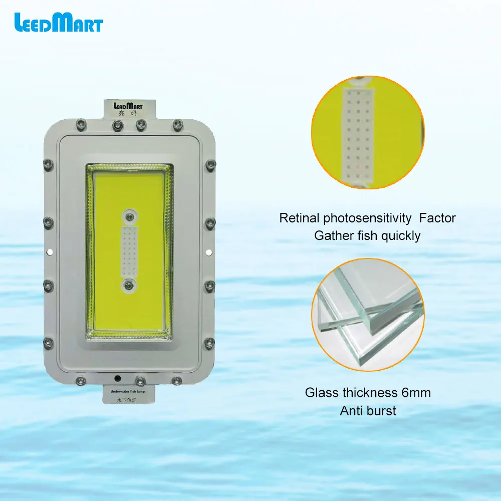 5000w Deep Sea Underwater Fishing Light Catching Lamp Green Fishing ...