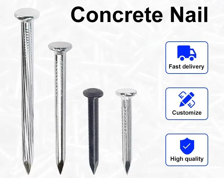 Steel Building Concrete Nails Cement Nail for Building Construction ...