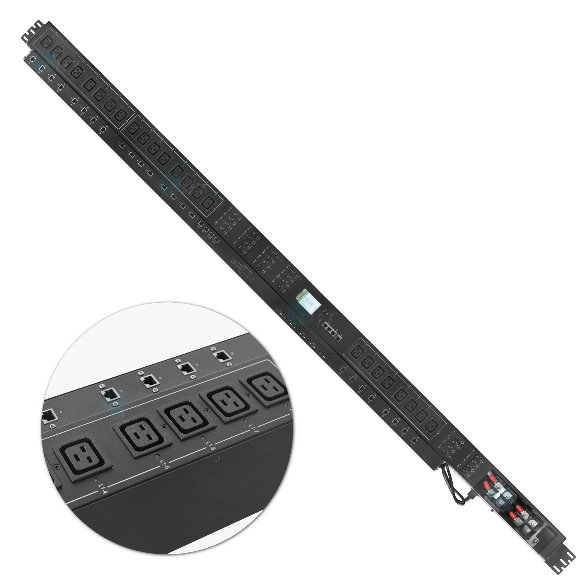 Oit Etl Approval High Power Pdu Smart Pdu 3 Phrase 150a 24port C19 With ...