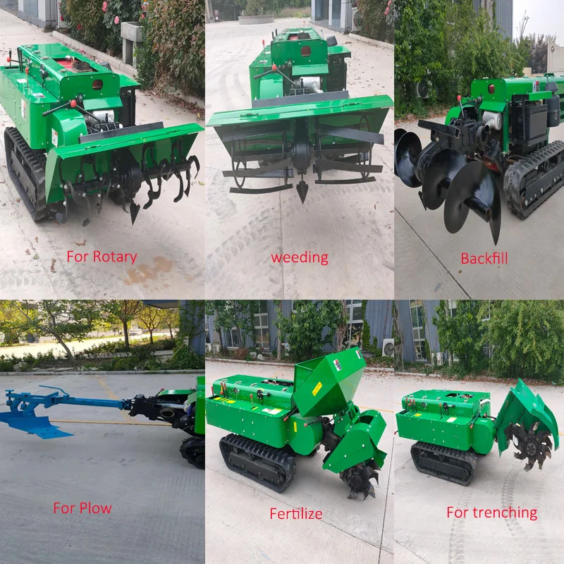 Remote Control Micro Trencher /trenching/backfilling/fertilizing ...