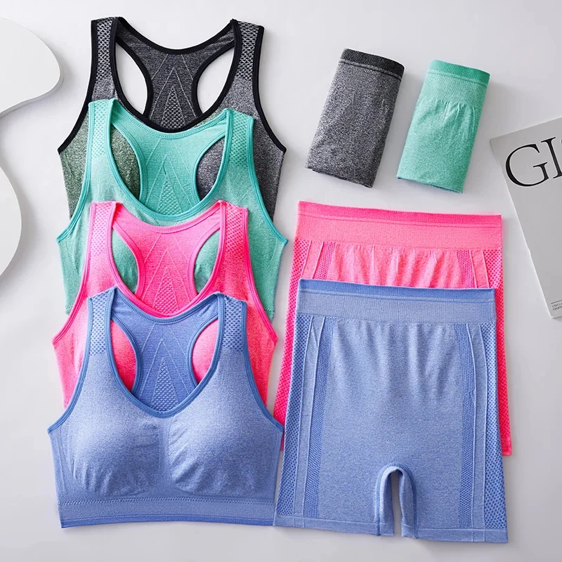 High Strength Soft Push Up Sexy Workout Sports Bra Underwear Ladies Nowire Seamless Junior Top ...