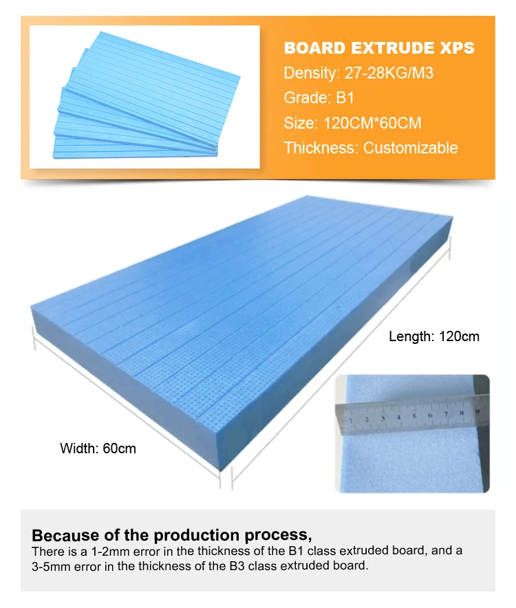 Xps Extruded Polystyrene Foam Board Xps Thermal Insulation Board Xps Extruded Boards - Buy 30mm ...
