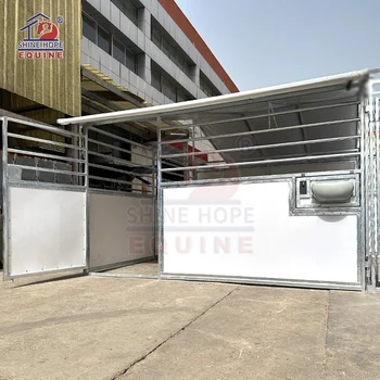 Temporary Movable Horse Stall Fronts Horse Stable With Designed Colors ...