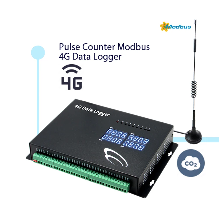 Modbus 4G Mobile Data Logger - Temperature & Pressure Monitoring