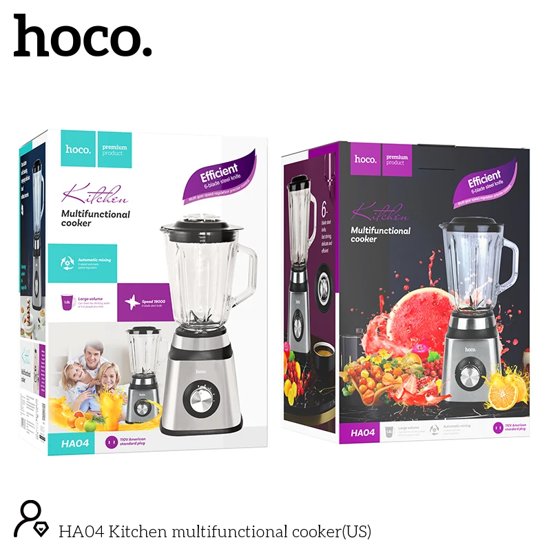 Hoco Oem Odm Ha04 Us Plug Kitchen Multifunctional Fast Stirring Six ...