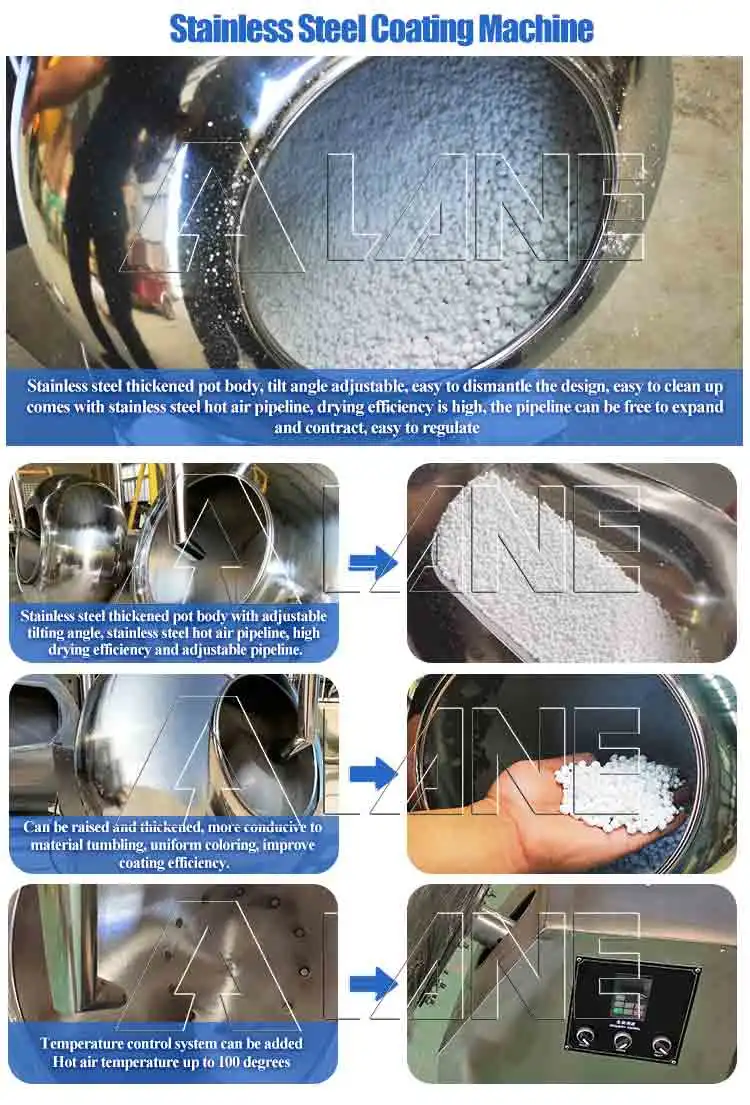 LANE Npk Granulated Fertilizer - Efficient Coating Machine