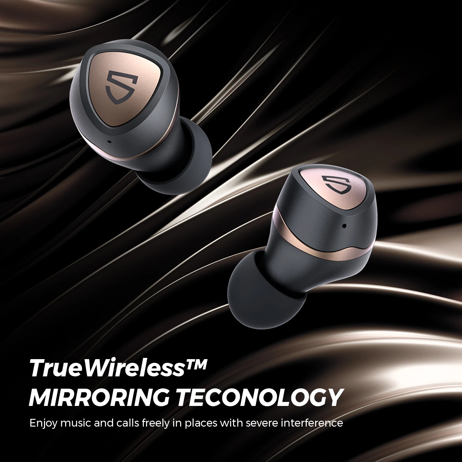 Soundpeats Sonic Oem True Wireless Tws V 5.2 Strong Bass Stereo Music ...