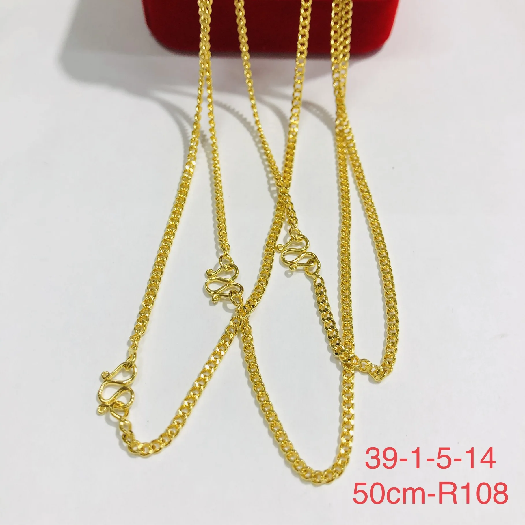 Xuping Dubai Gold Jewellery Designs - 24K Chain Necklaces