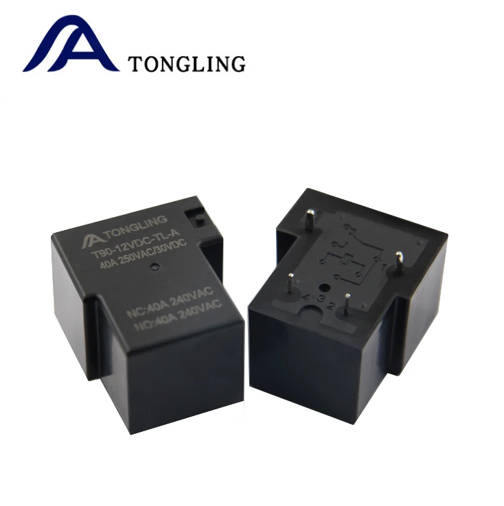 T90-12VDC-TL-A 40A High Power Relays for PCB Applications
