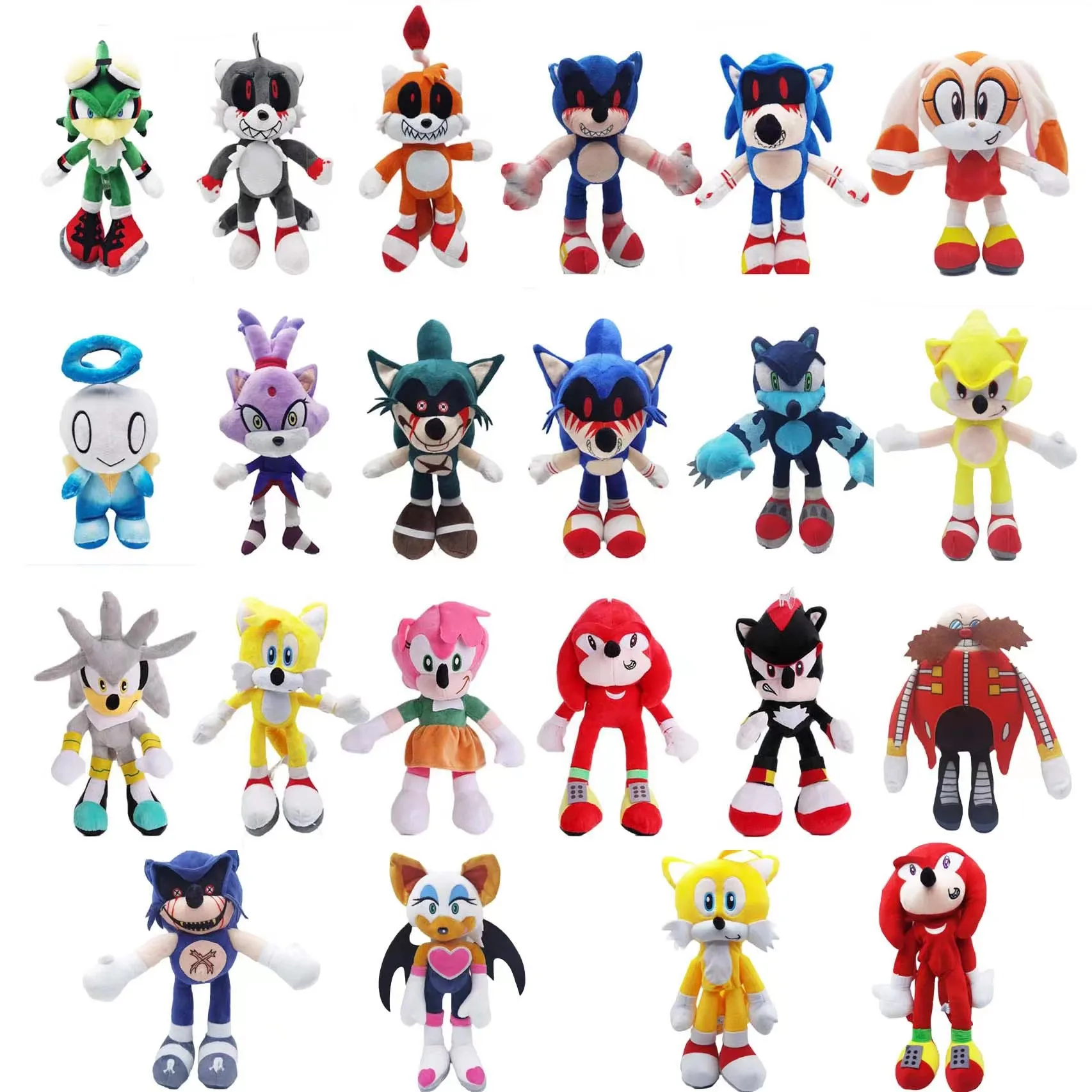 Super Hedgehog Stuffed Animal Plush Toy Cartoon Character Sonic Doll ...