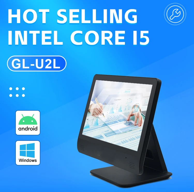 Pos Double Screen Windows Pos Terminal Cash Register With Pos Machine ...