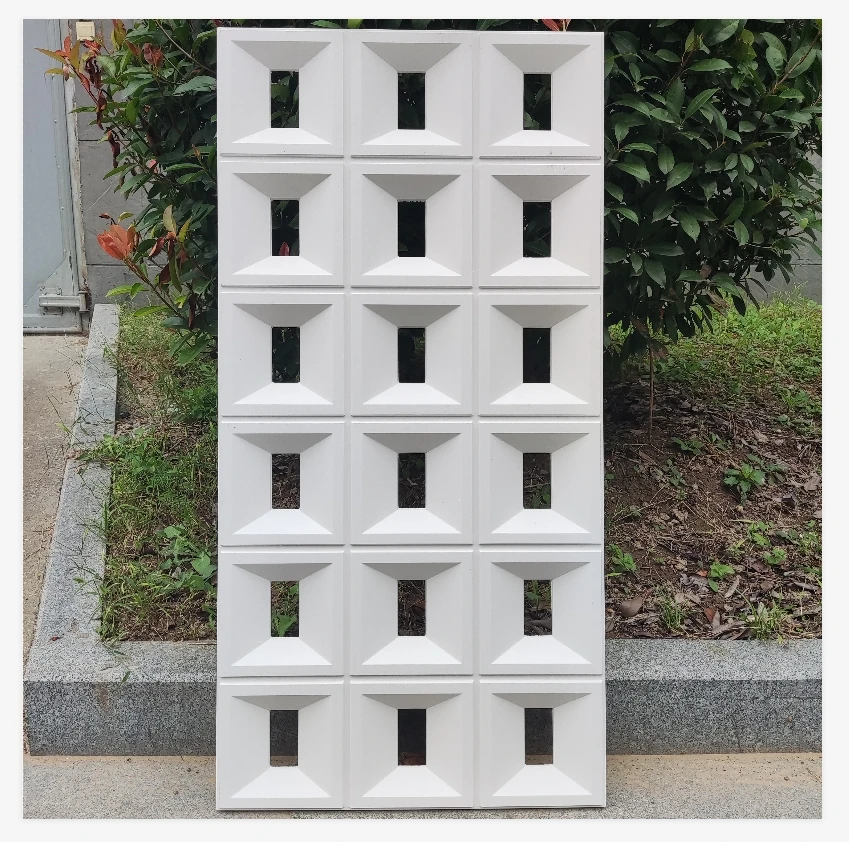 Artificial Stone Wall Cladding PU Hollow-out Wall Panels Exterior ...