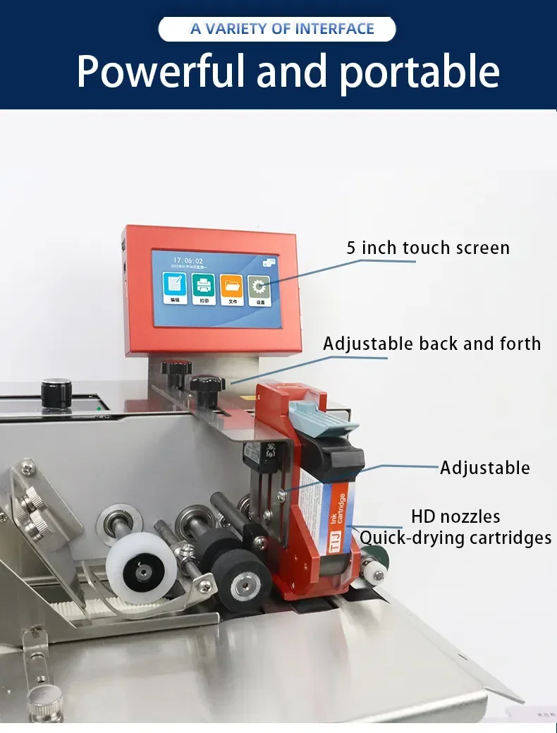 Variable Data Expire Date Qr Code Series Number Automatic Online Batch Online Printing Inkjet ...