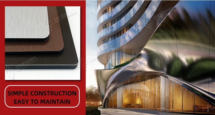 ACP Elevator Interior Decor Cladding Panel Alucobond