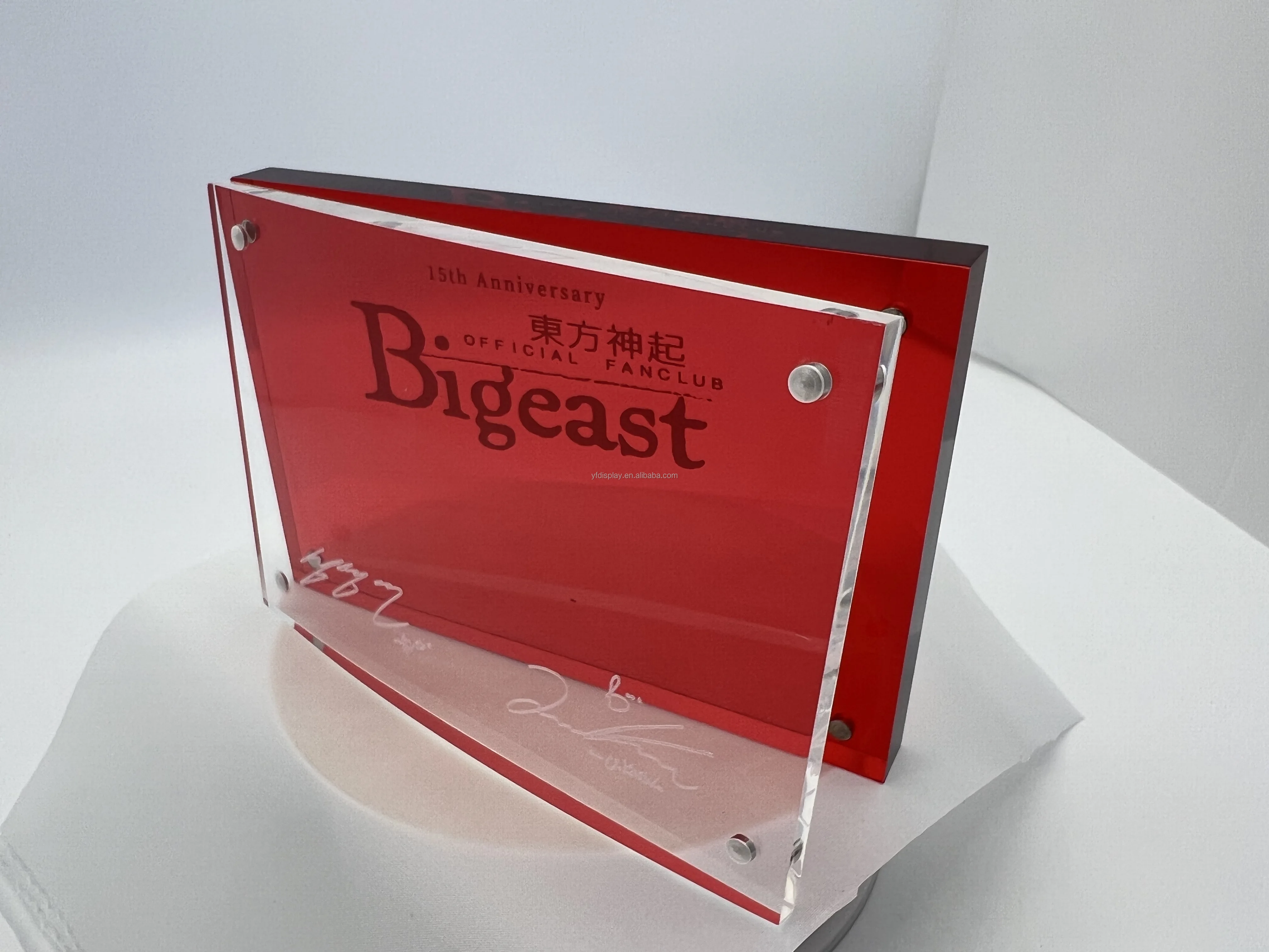 Custom Printed Multi-color Desktop Display Acrylic Block Acrylic ...