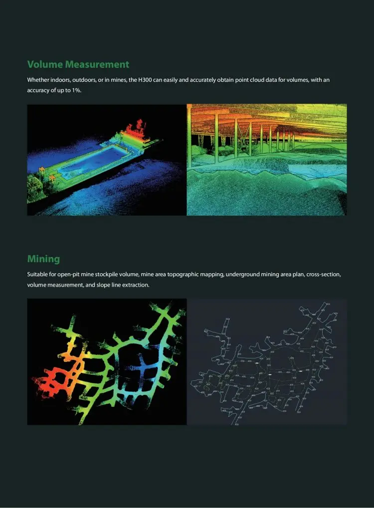 Outdoor LiDAR 3D Scanning Handheld Scanner H300 for Surveying, Up to ...