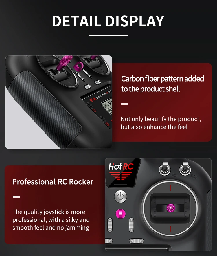 Original Hotrc Ht-8a 2.4ghz Fhss 8ch Rc Transmitter And Receiver For Rc ...