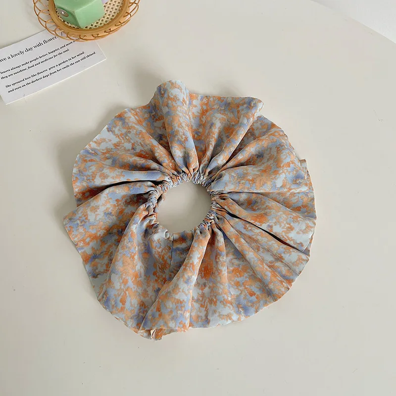 Cute Lace Wavy Lace Flocked Hair Circle Ball Head Tie Hair Large ...